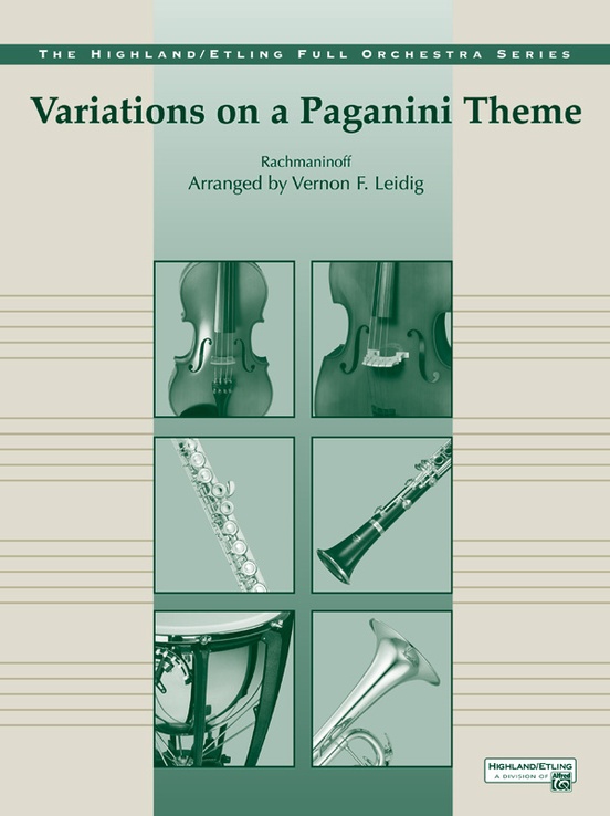Variations on a Paganini Theme: 1st F Horn: 1st F Horn Part - Digital ...