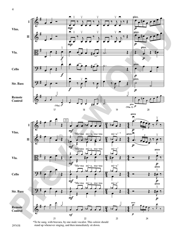 Remote Control: String Orchestra Conductor Score & Parts: Richard Meyer ...