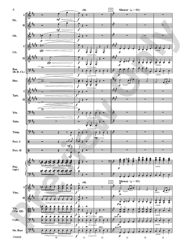Pomp and Circumstance: Score: Full Orchestra Score - Digital Sheet ...