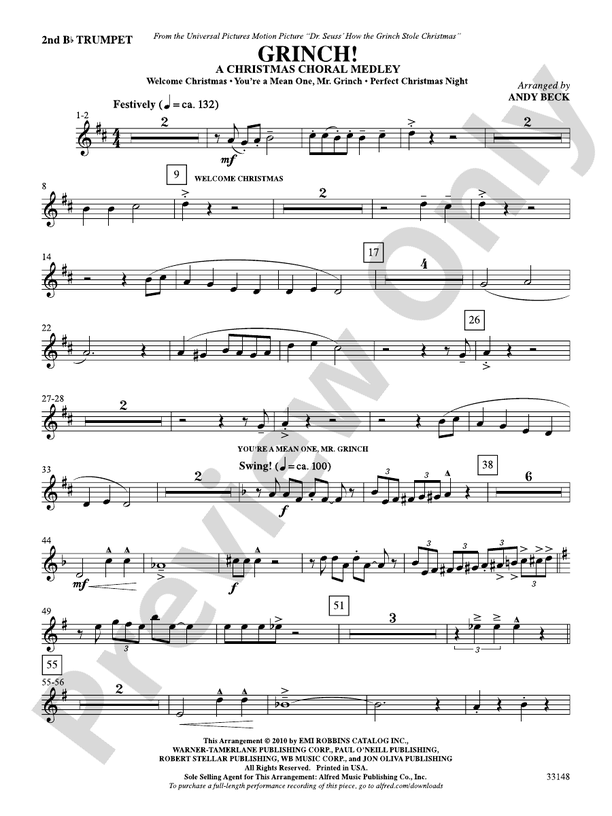 Grinch! A Christmas Choral Medley (from the motion picture Dr. Seuss ...