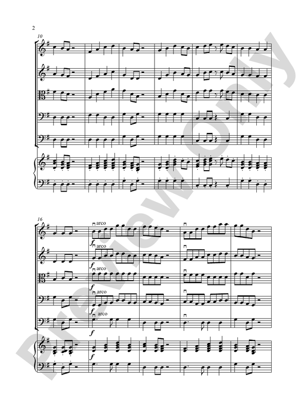 Mexican Holiday: String Orchestra Conductor Score & Parts: Loreta Fin ...