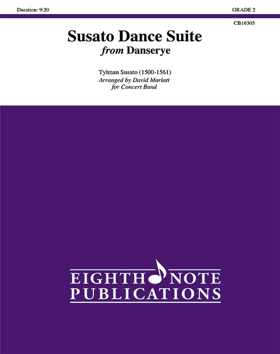 Three Susato Dances from The Danserye: Concert Band Conductor Score ...