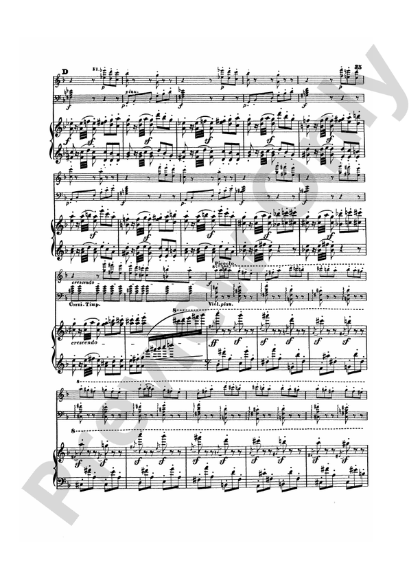 Litolff: Concerto Symphonique, Op. 102: Scherzo Part - Digital Sheet ...