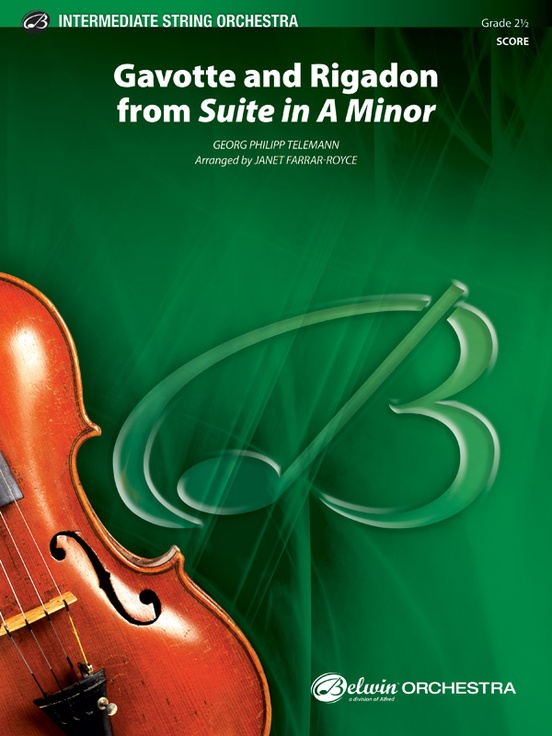 "Gavotte" and "Rigadon" from Suite in A Minor: Viola: Viola Part ...