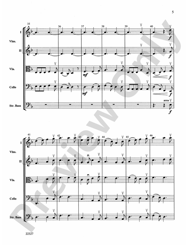 Shaker Dance and Lament: String Orchestra Conductor Score & Parts ...