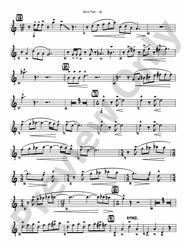 Channel One Suite: 3rd B-flat Trumpet: 3rd B-flat Trumpet Part - Digital Sheet Music Download