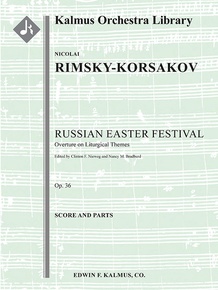 Russian Easter Overture, Op. 36: Conductor Score & Parts: Nicolai ...