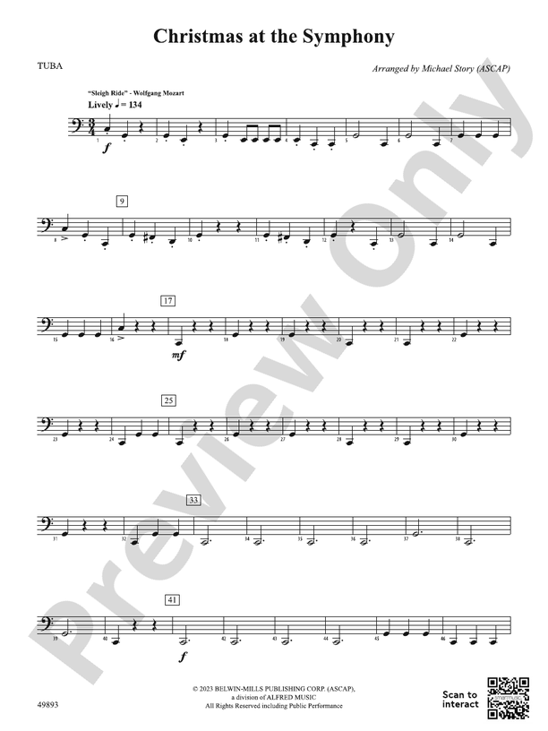 Christmas at the Symphony: Tuba: Tuba Part - Digital Sheet Music Download