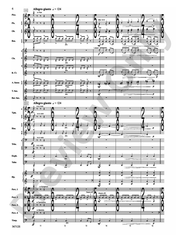 Gloria: Concert Band Conductor Score & Parts: Randol Alan Bass ...