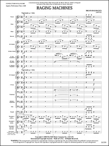 Raging Machines: Concert Band Conductor Score: Brian Balmages | Sheet Music
