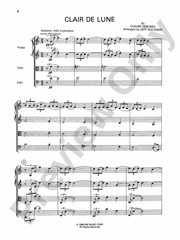 Great Classical Themes: Score: String Quartet Score - Digital Sheet ...