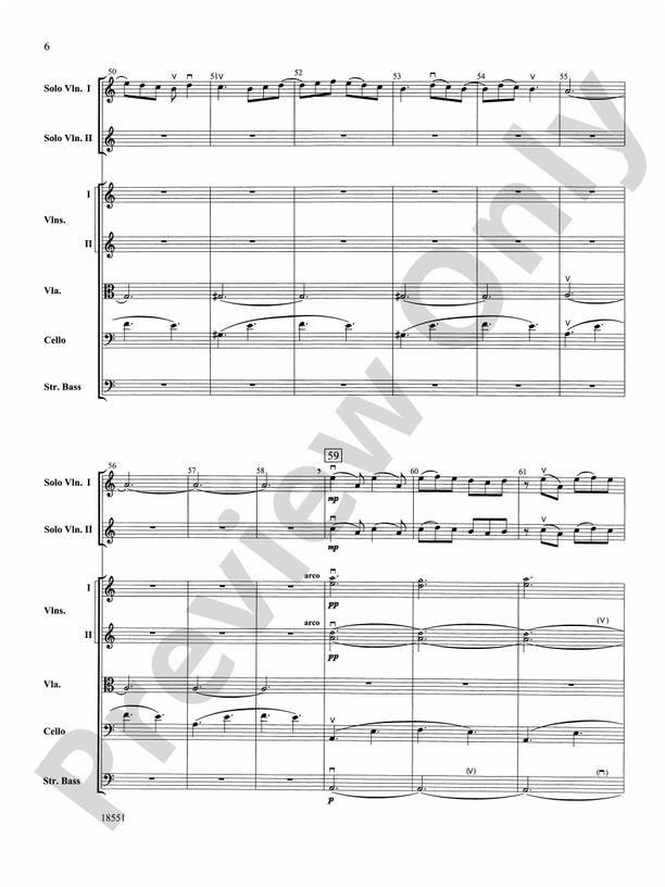 Bailes para Orquesta (For Two Solo Violins and String Orchestra): String Orchestra Conductor ...