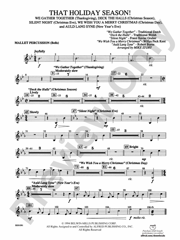 That Holiday Season!: Mallets: Mallets Part - Digital Sheet Music Download