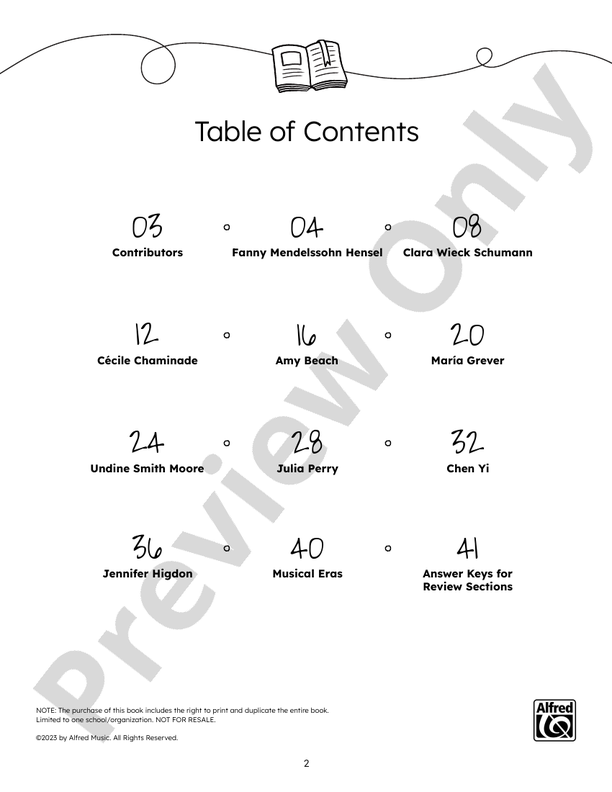 Nine Noteworthy: Female Composers (Bios, Reviews, Reflection Questions ...