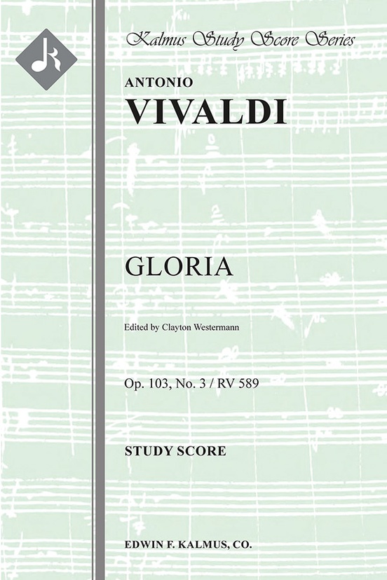Gloria in D, Op. 103 No. 3/ RV 589: : Antonio Vivaldi | Sheet Music