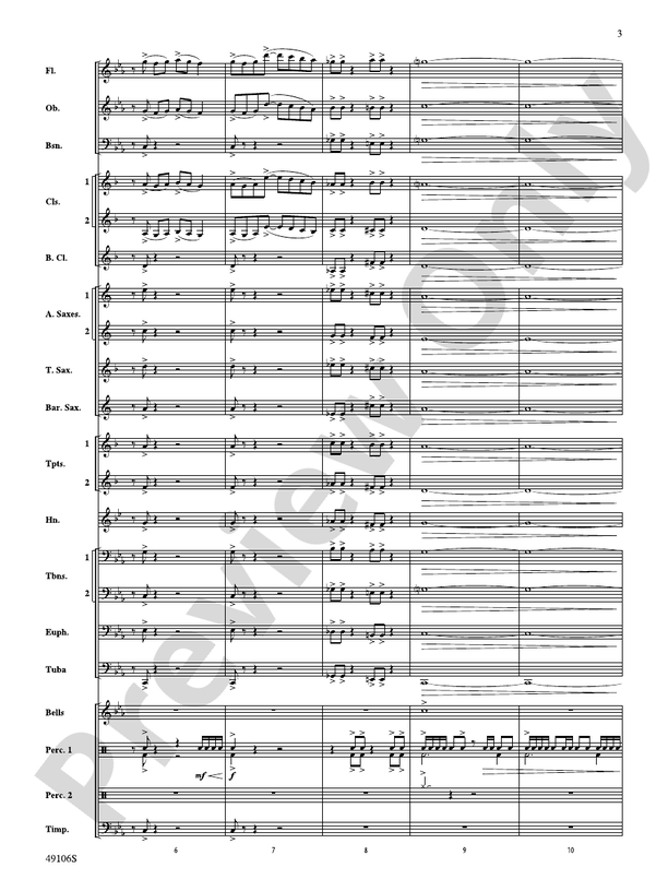 The Edge of Adventure: Concert Band Conductor Score & Parts: Todd ...