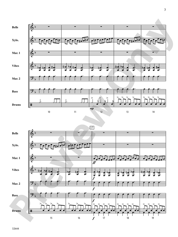 Blue Rondo à la Turk: Percussion Ensemble: Dave Brubeck - Digital Sheet ...