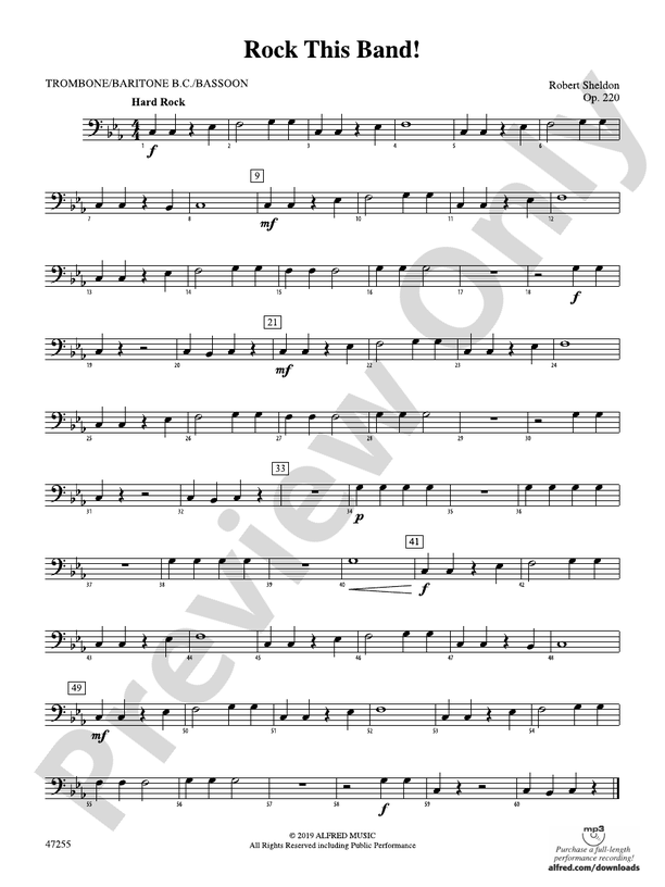 Rock This Band!: 1st Trombone: 1st Trombone Part - Digital Sheet Music ...