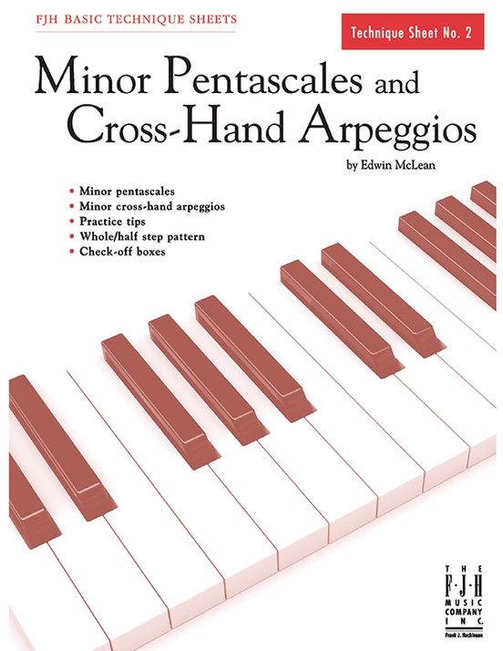 Minor Pentascales and Cross-Hand Arpeggios: All levels Piano Sheet ...