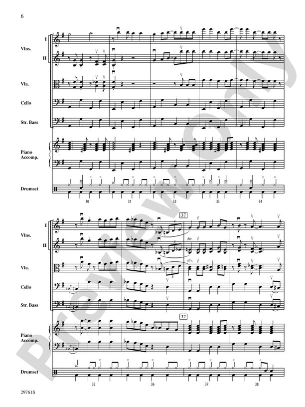 Sing, Sing, Sing (adapted from the stage show Barrage): Score: String ...