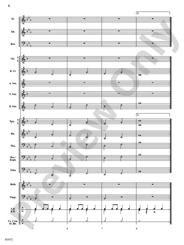 Jingle Bell Brass: Score: Concert Band Score: Andrew Balent - Digital Sheet Music Download