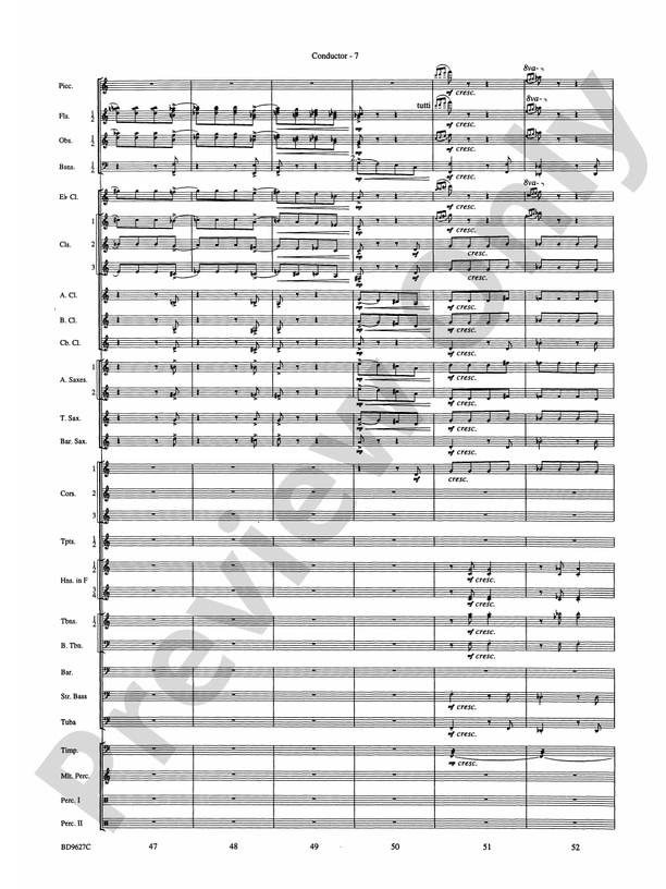 Variations on a Theme of Robert Schumann: Concert Band Conductor Score ...