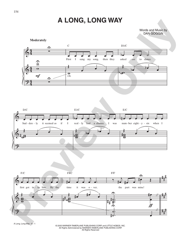 A Long, Long Way (from Nunsensations): Piano/Vocal: Dan Goggin ...