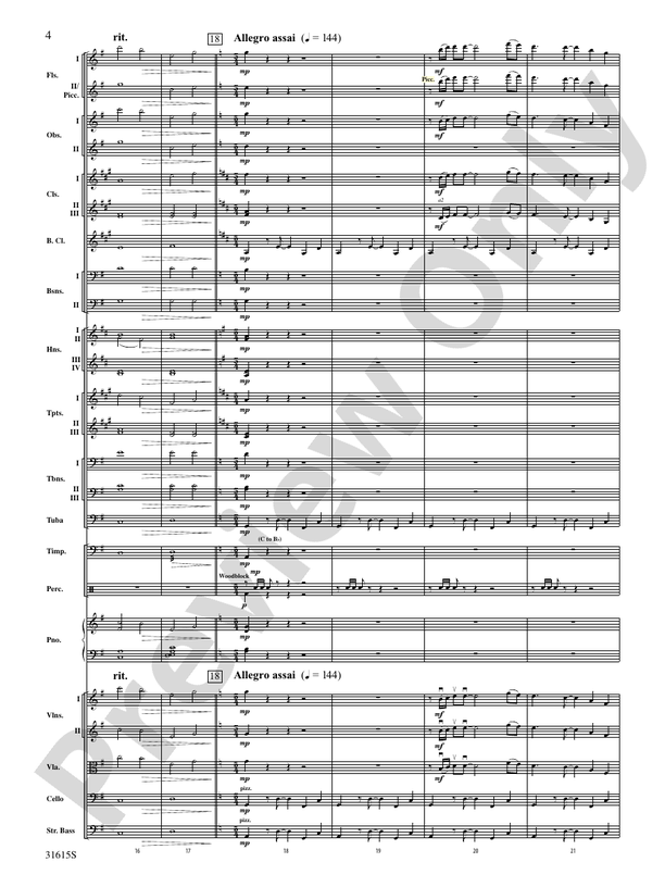 Lake Dance: Full Orchestra Conductor Score & Parts: William G ...