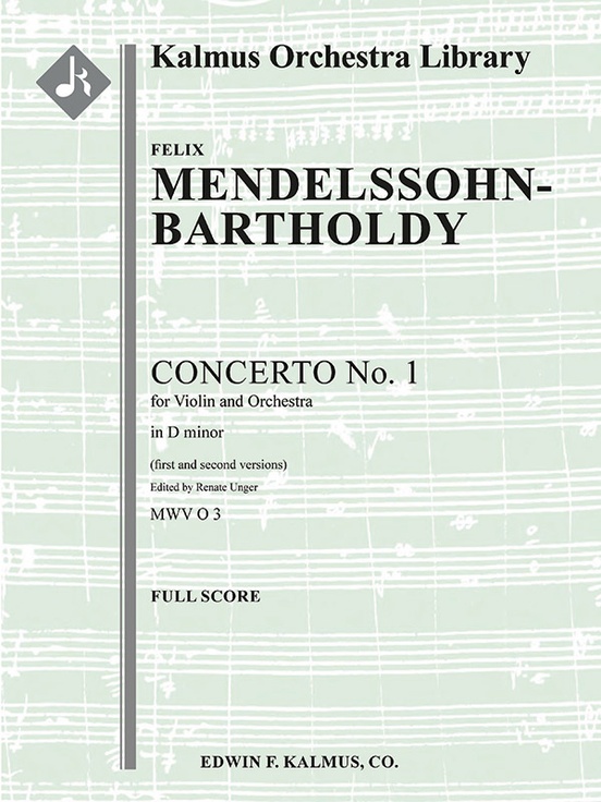 Violin Concerto No. 1 in D minor, MWV O 3 (2nd version): String ...