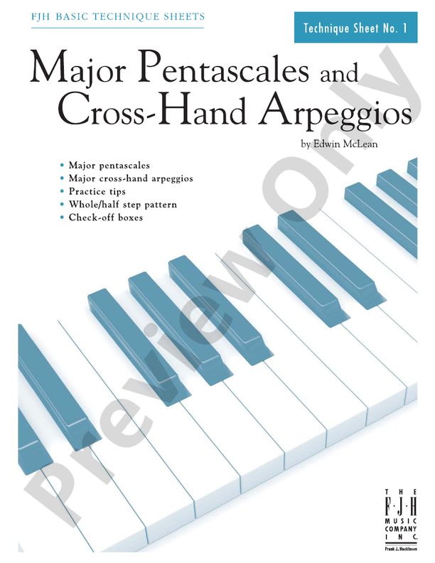 Major Pentascales and Cross-Hand Arpeggios: Piano: Edwin McLean ...