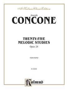 Concone: Twenty-five Melodious Studies, Op. 24: No. 24 Part - Digital ...