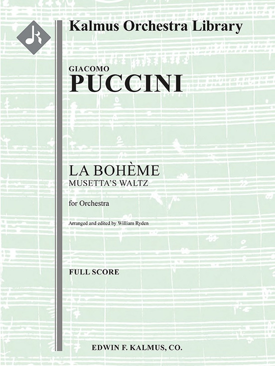 Musetta's Waltz: Conductor Score: Giacomo Puccini | Sheet Music