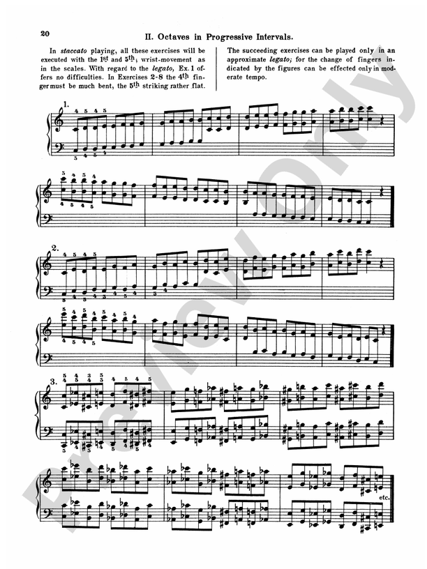 Kullak: School of Octave-Playing (Volume I): Section II, II. Octaves in ...