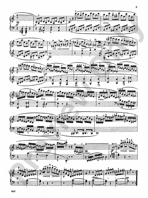 Clementi: Piano Sonatas (Volume II): No. 8, Op. 36, No. 3 Part - Digital Sheet Music Download