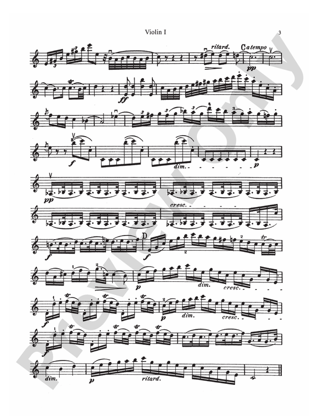 Three Quintets: 1st Violin: 1st Violin Part - Digital Sheet Music Download