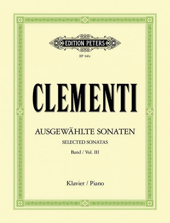 24 Sonatas Vol.3: Piano Solo: Muzio Clementi | Sheet Music