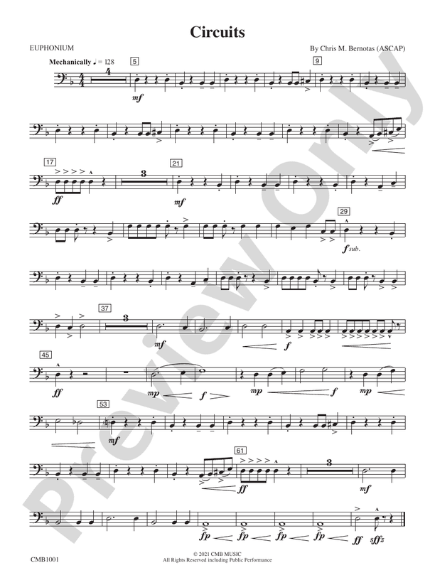 Circuits: Baritone B.C.: Baritone B.C. Part - Digital Sheet Music Download
