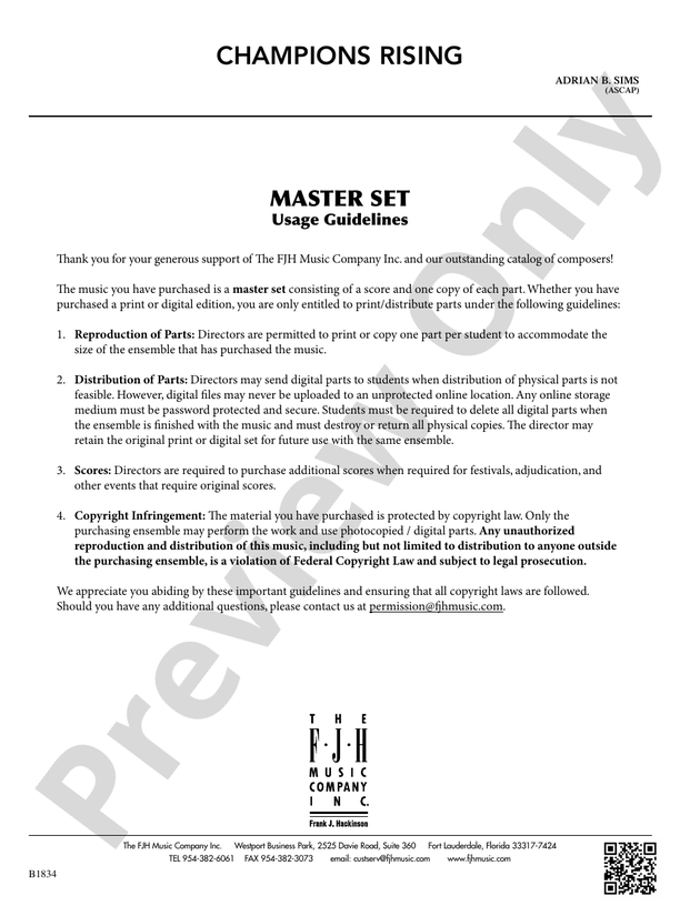 Champions Rising: Usage Guidelines: Usage Guidelines Part: Adrian B ...