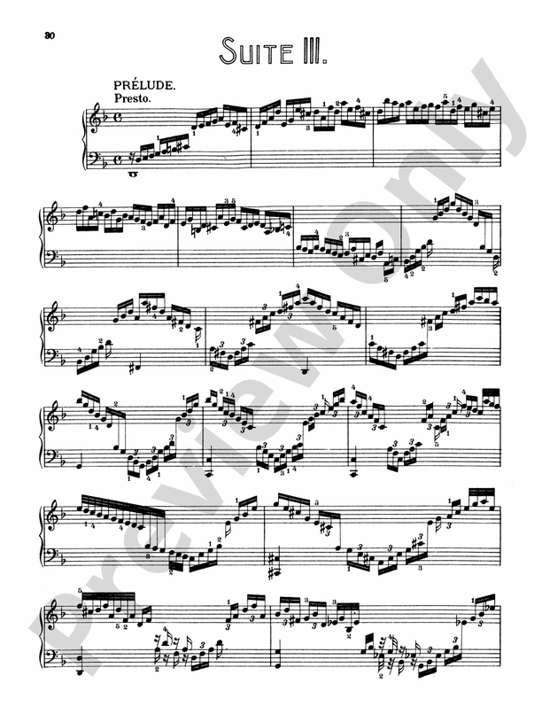 Handel: Suites (Volume I): Suite in D Minor Part - Digital Sheet Music ...