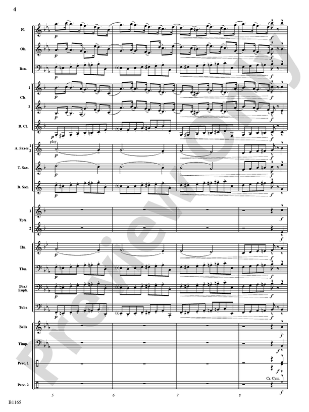 The Nutcracker Suite (Selections from): Score: Concert Band Score: Peter Ilyich Tchaikovsky ...