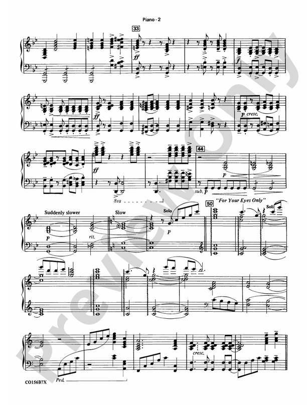 Themes from 007: Piano Accompaniment: Piano Accompaniment Part ...