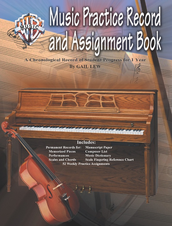 Music Practice Record and Assignment Book: Piano Book | Sheet Music
