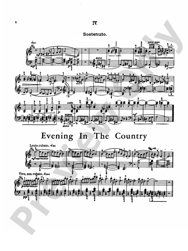 Bartók: Ten Easy Pieces: Sostenuto Part - Digital Sheet Music Download