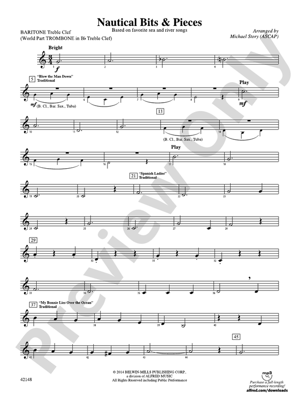 Nautical Bits & Pieces: Baritone T.C.: Baritone T.C. Part - Digital ...