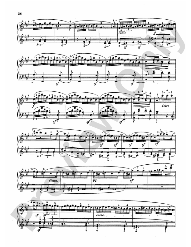 Clementi: Piano Sonatas, (Volume I): No. 3, Op. 26, No. 2 Part - Digital Sheet Music Download