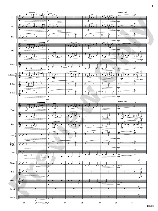 Force Field: Score: Concert Band Score: Adrian B Sims - Digital Sheet ...