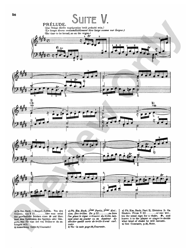 Handel: Suites (Volume I): Suite in E Major Part - Digital Sheet Music ...