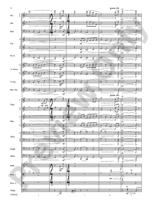 Northern Lights: Score: Concert Band Score - Digital Sheet Music Download