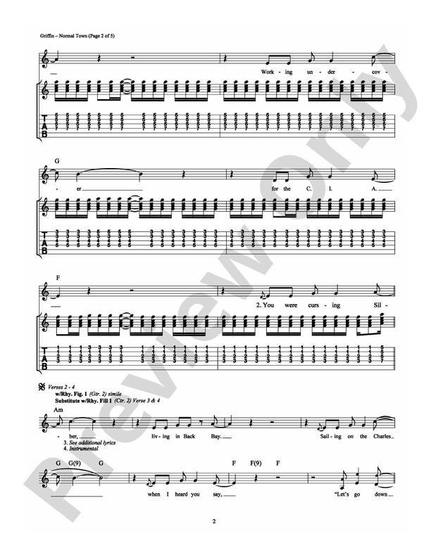 Normal Town: Guitar TAB: Better Than Ezra - Digital Sheet Music Download