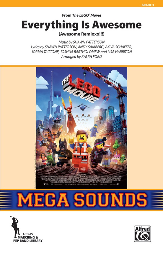 Everything Is Awesome (from The LEGO® Movie): Marching Band Conductor ...